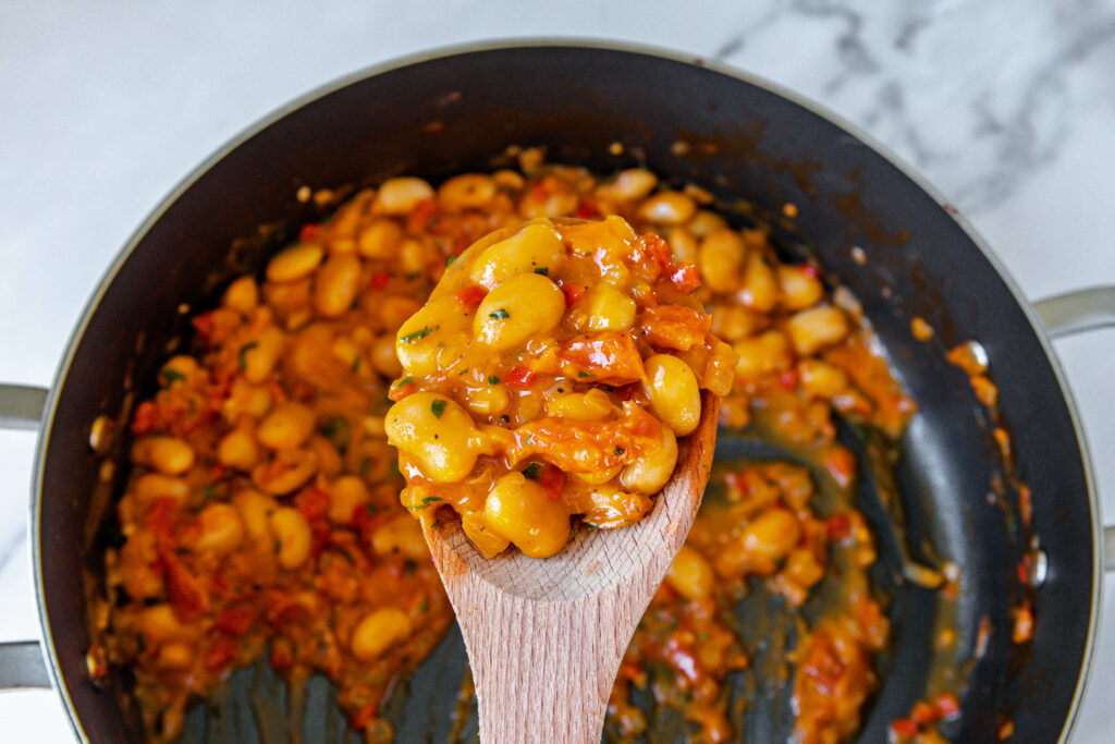 Braised Butter Beans - Nuttelex