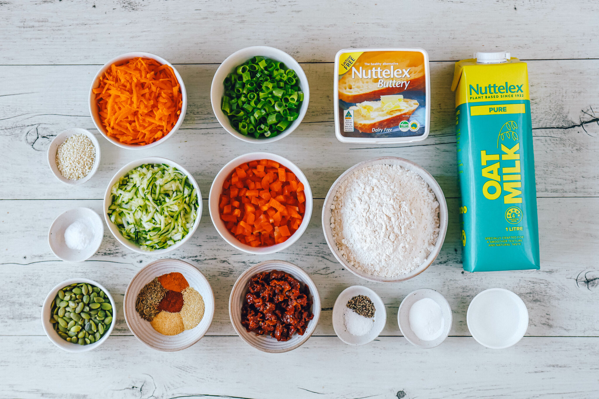 Savoury Muffins - Nuttelex