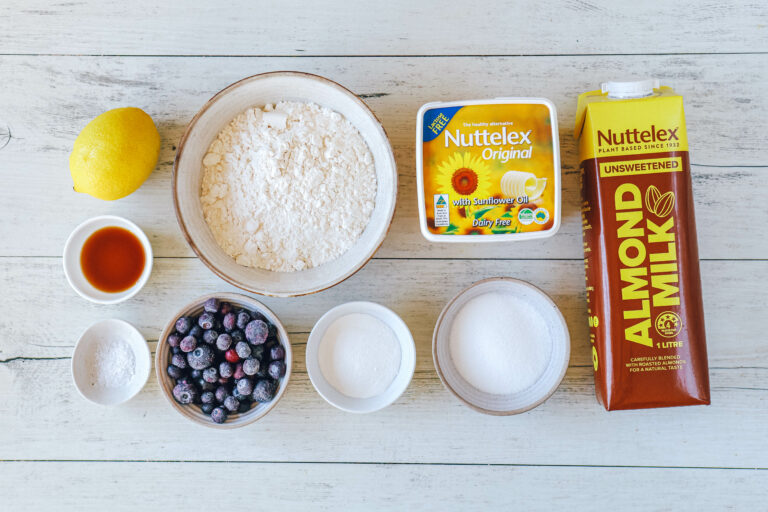 Blueberry Lemon Waffles - Nuttelex